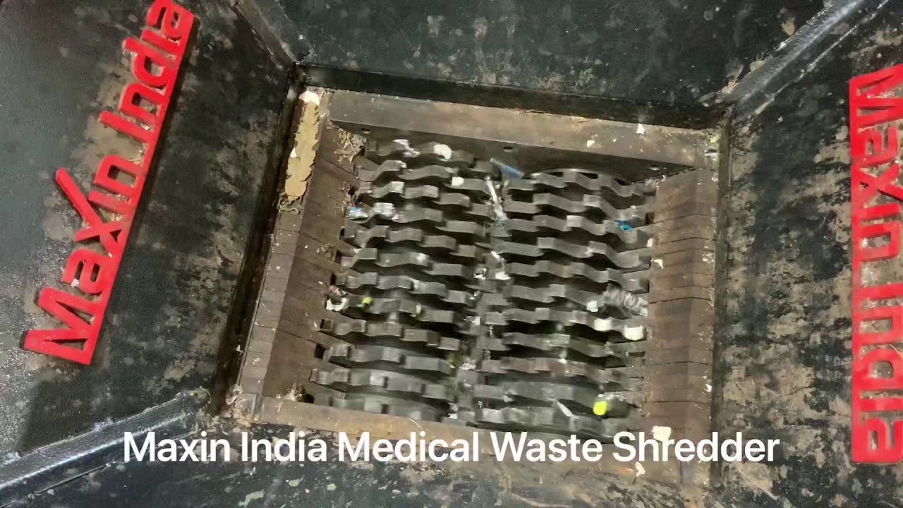 Used Bio Medical Shredder, Hospital Waste Shredder, # ...
