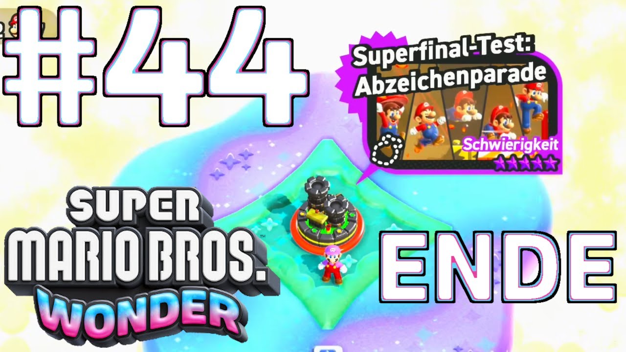 Super Mario Bros WONDER #44 [ENDE] : SUPERFINAL-TEST ABZEICHENPARADE (3 ...