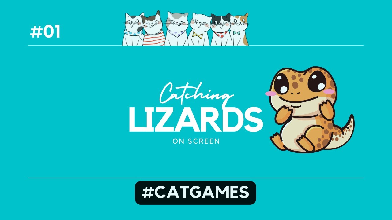 Cat Games (Catching Lizards) - YouTube