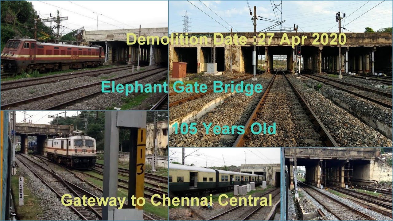 COVID-19 - Why Did Elephant Gate Bridge Demolished at MGR Chennai ...