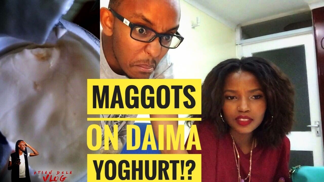 MAGGOTS ON DAIMA YOGHURT?!?!! YOGHURT LOVERS MUST WATCH THIS!! - YouTube