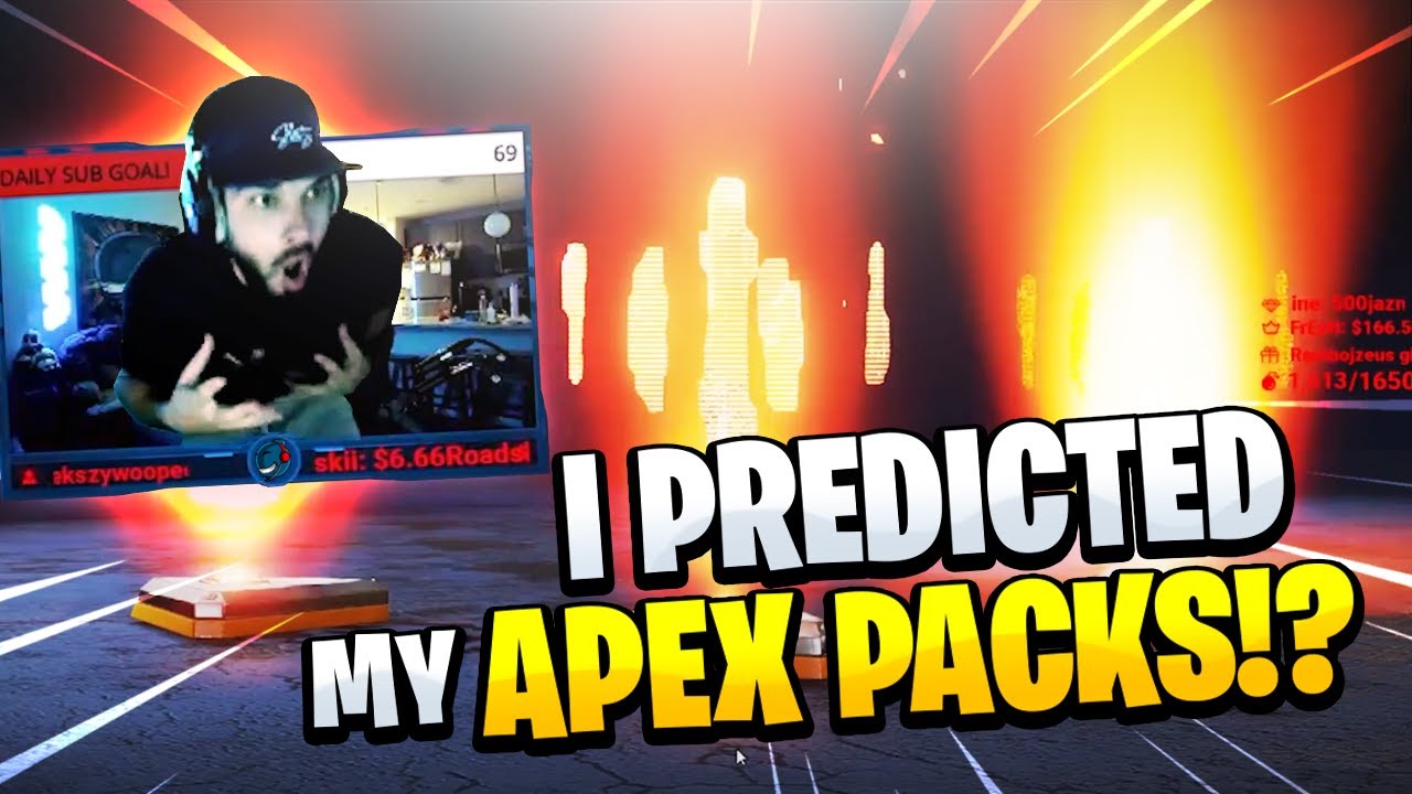APEX LEGENDS PACKS | THE CRAZIEST OPENING EVER! - Calling the PERFECT PACKS! - YouTube