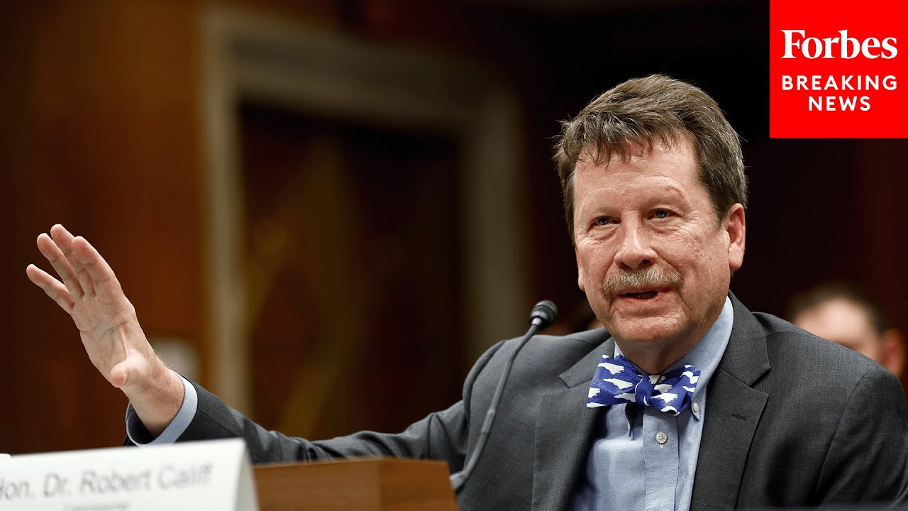 FDA Commissioner DR. Robert Califf Faces The Senate Appropriations ...