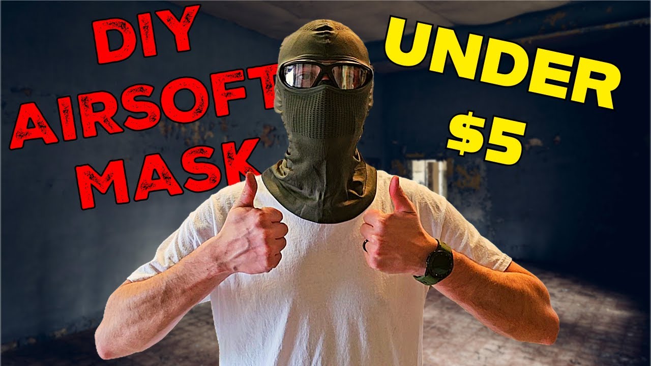 I Made An Airsoft Mask For Under $5 - YouTube