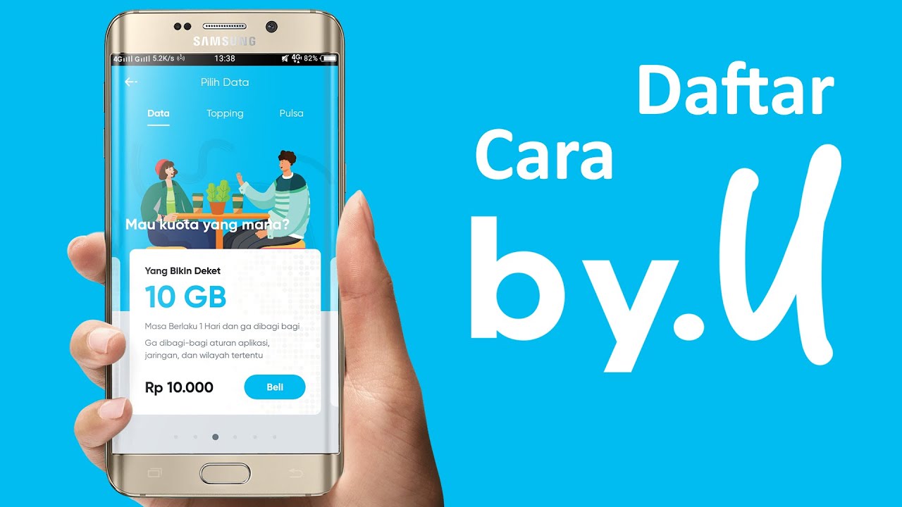 Cara Daftar Paket Internet by.U! - YouTube