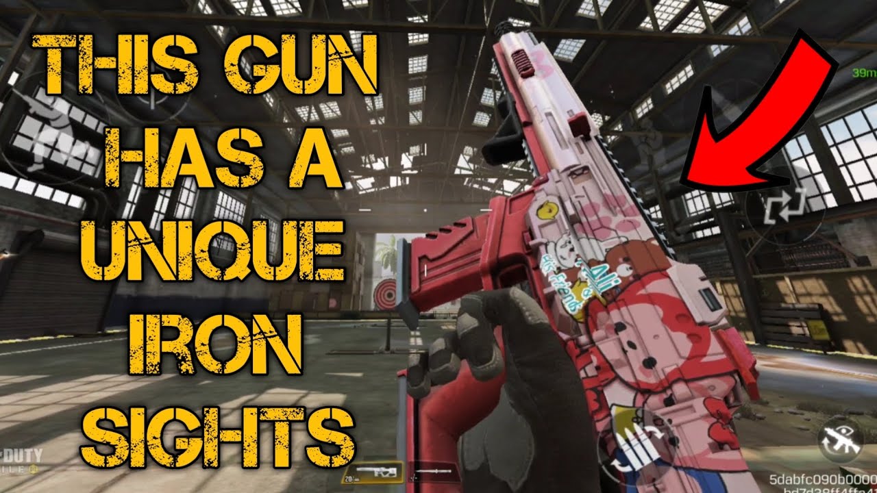 CODM DR-H -ALI BEST UNIQUE IRON SIGHTS | EPIC BLUEPRINT - YouTube