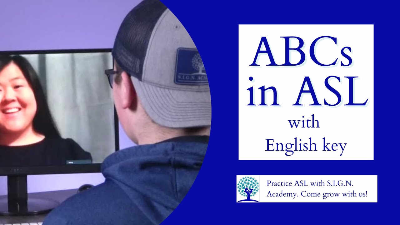 ABCs: ASL (with key) - YouTube