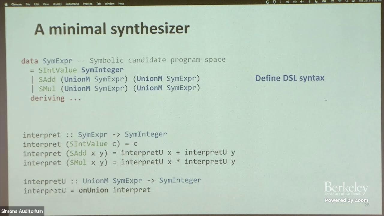 Grisette: Symbolic Compilation as a Functional Programming Library - YouTube