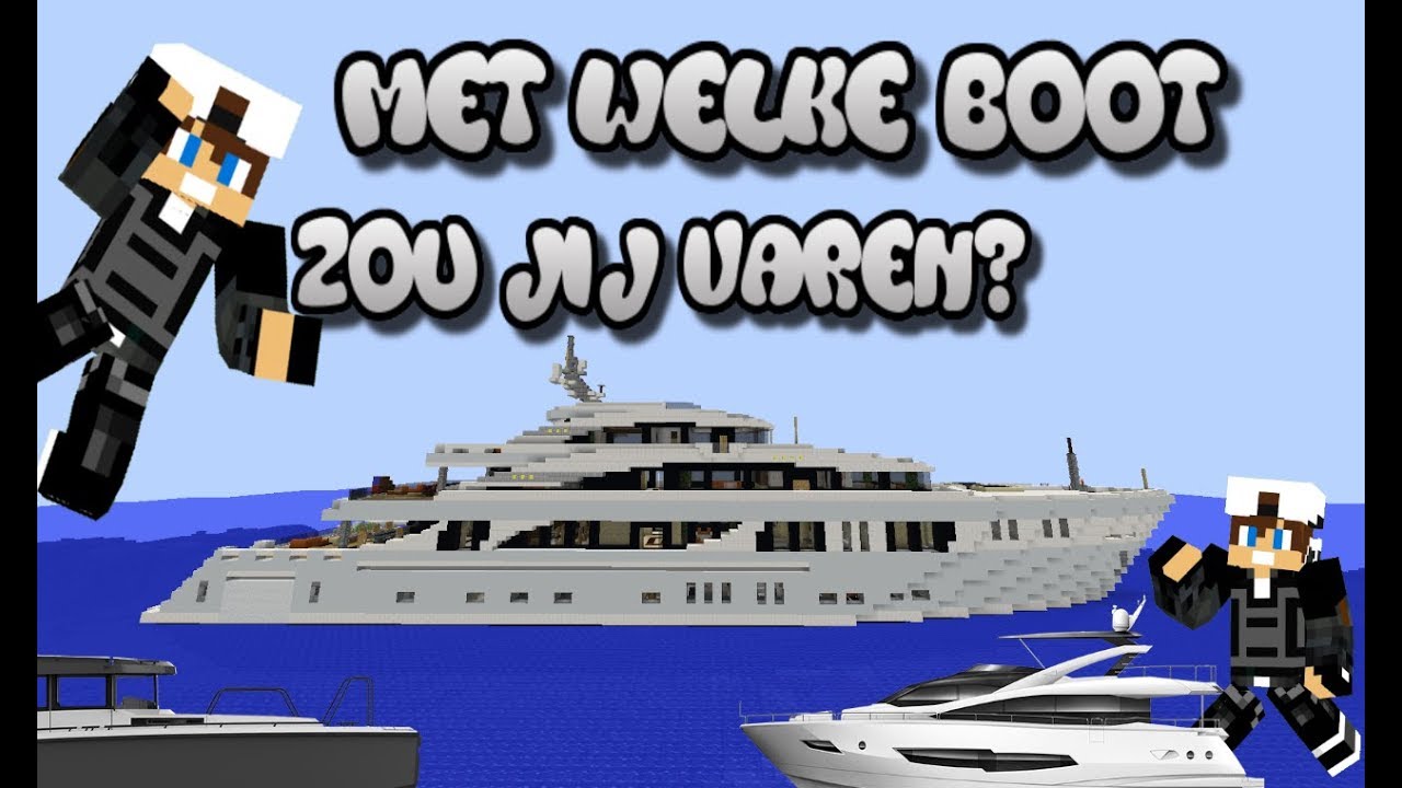 3 Epische boten in MineCraft! In welke boot zou jij varen? - YouTube