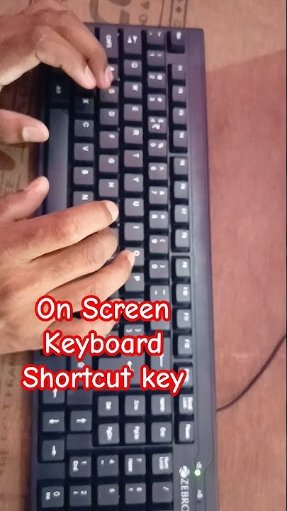 On Screen Keyboard | Shortcut key | Mera Tuition #computer #meratuition #computerscience - YouTube