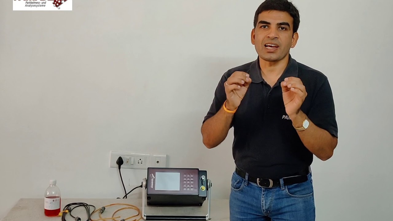 PAMAS S40 Liquid particle counter - YouTube
