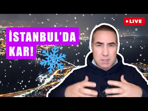 🔴 CANLI | İSTANBUL'DA KAR!