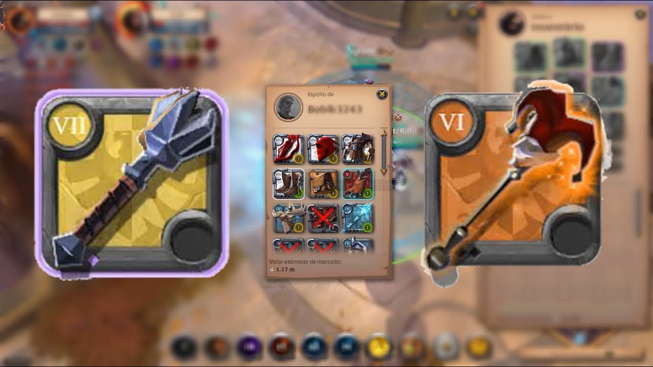 Albion Online-Ganking Avalon Roads(ONE HAND MACE POV) - YouTube