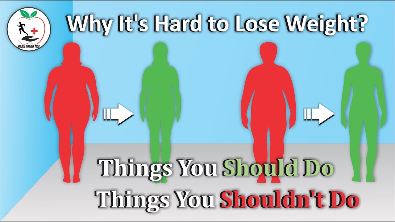 Why It's Hard to Lose Weight | Why it's so difficult to lose weight ...