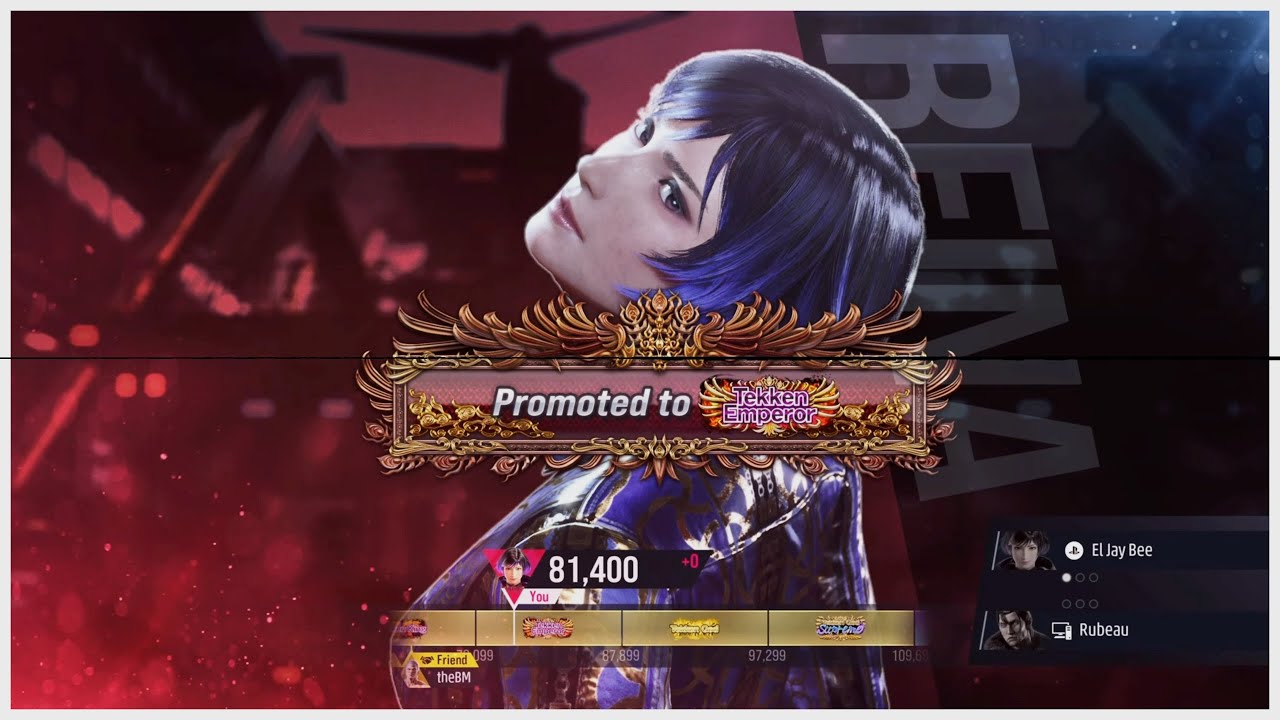 TEKKEN 8 - Reina TEKKEN EMPEROR Rank Achieved - YouTube