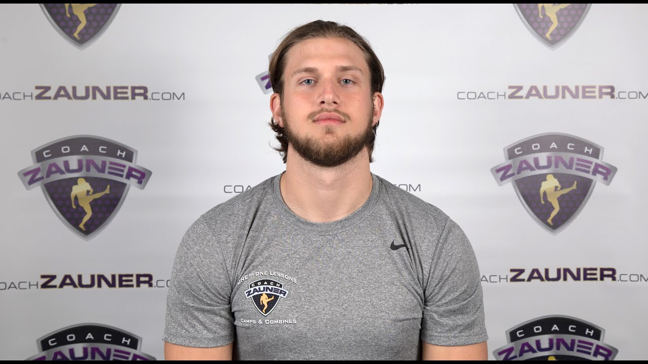 Kyle Kramer's Punting Workout At Coach Zauner's 2020 College Senior ...