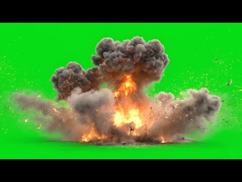 Explosion Green Screen Effects HD Footage
