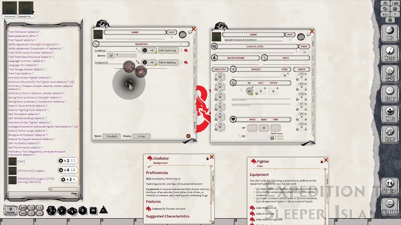 Fantasy Grounds Character Creation [Sleeper Tutorials] - YouTube