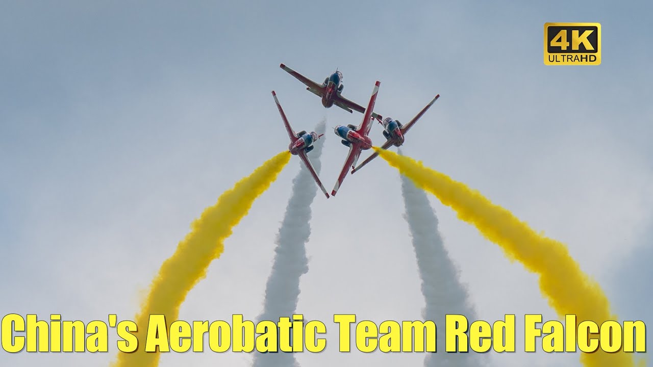 China's Aerobatic Team Red Falcon - YouTube
