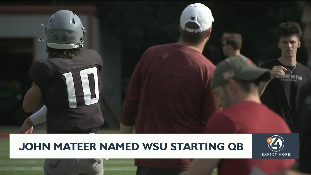 John Mateer named WSU starting quarterback - YouTube