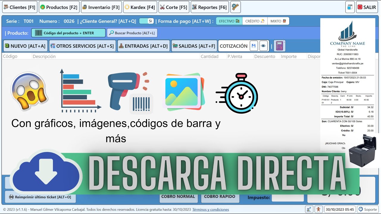 🚀 Sistema Punto de Venta GRATIS 2025 – Descarga Directa + Instalación ...