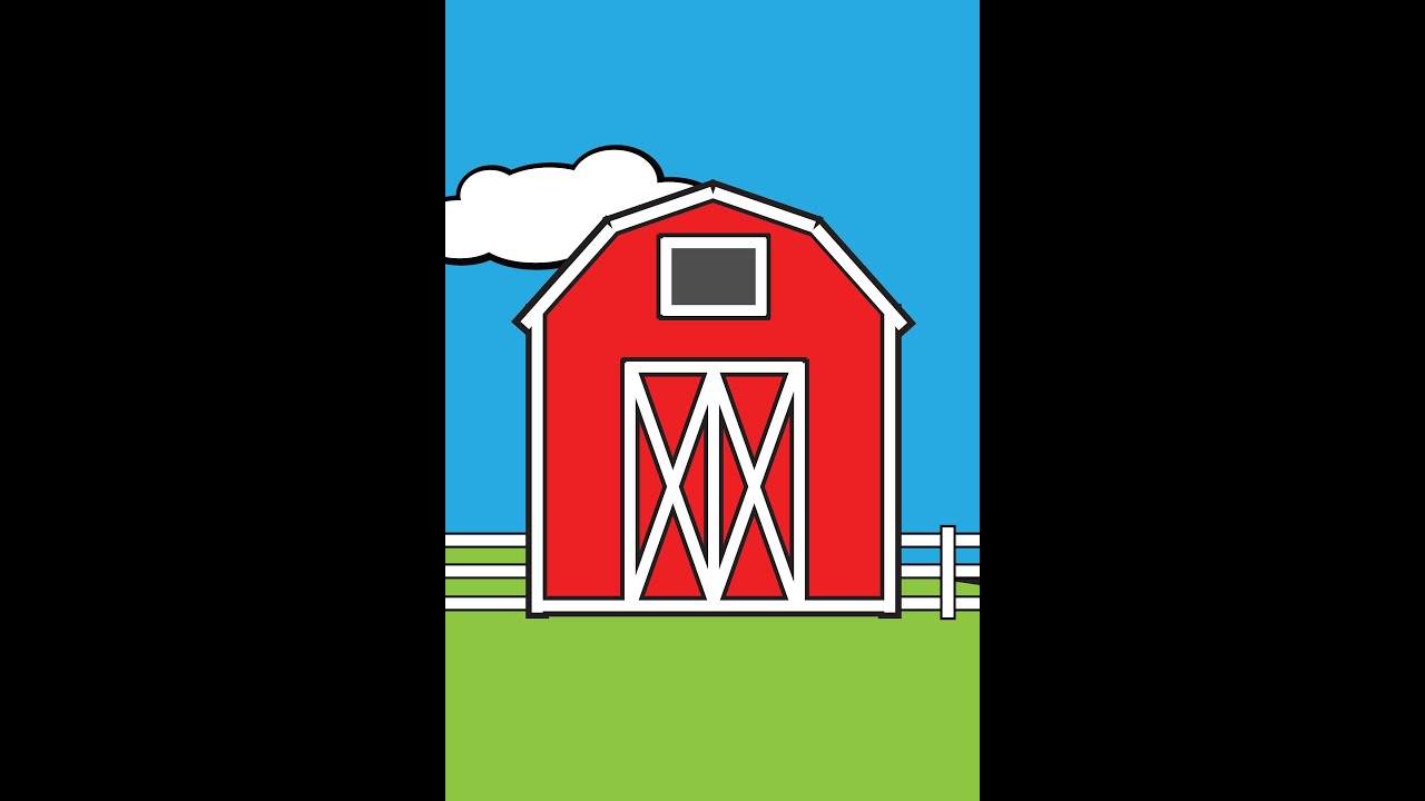 B is for Barn - Alphabet Rainbow Letter B - YouTube