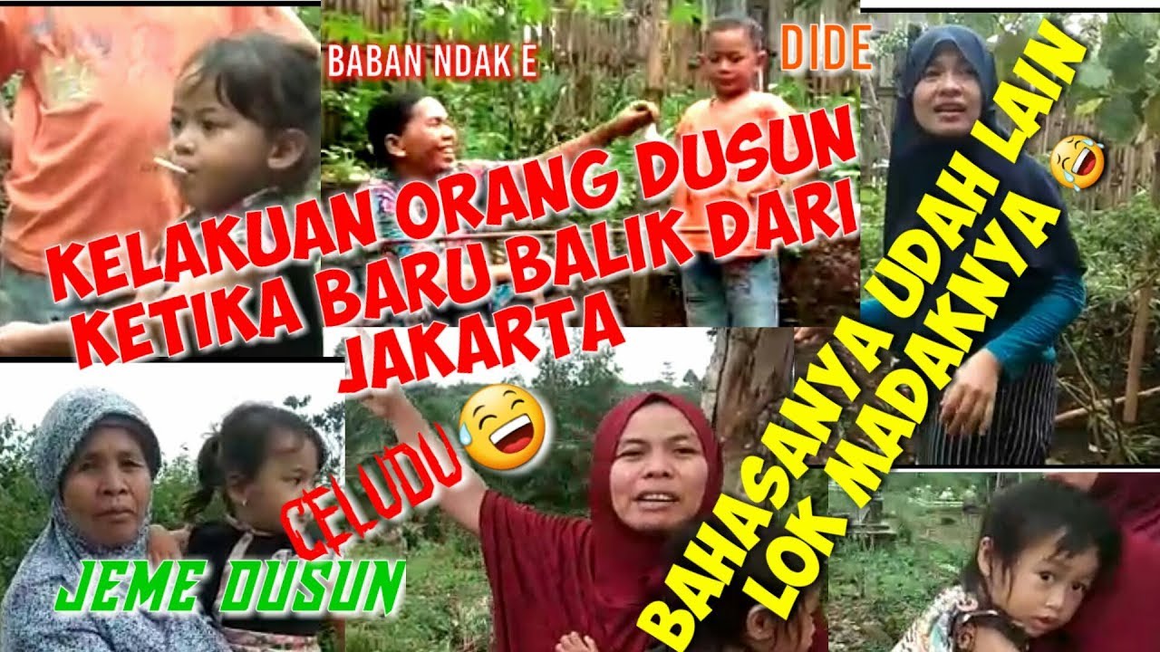 BALIK SANDI JAKARTA SUDAH BERBASA-BASA😁😁-video lucu - YouTube