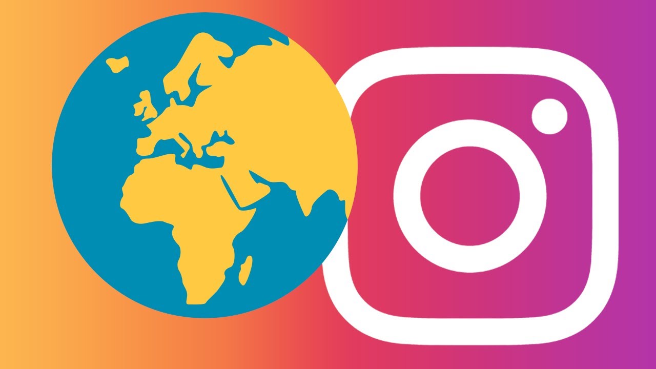 World first Instagram map - YouTube