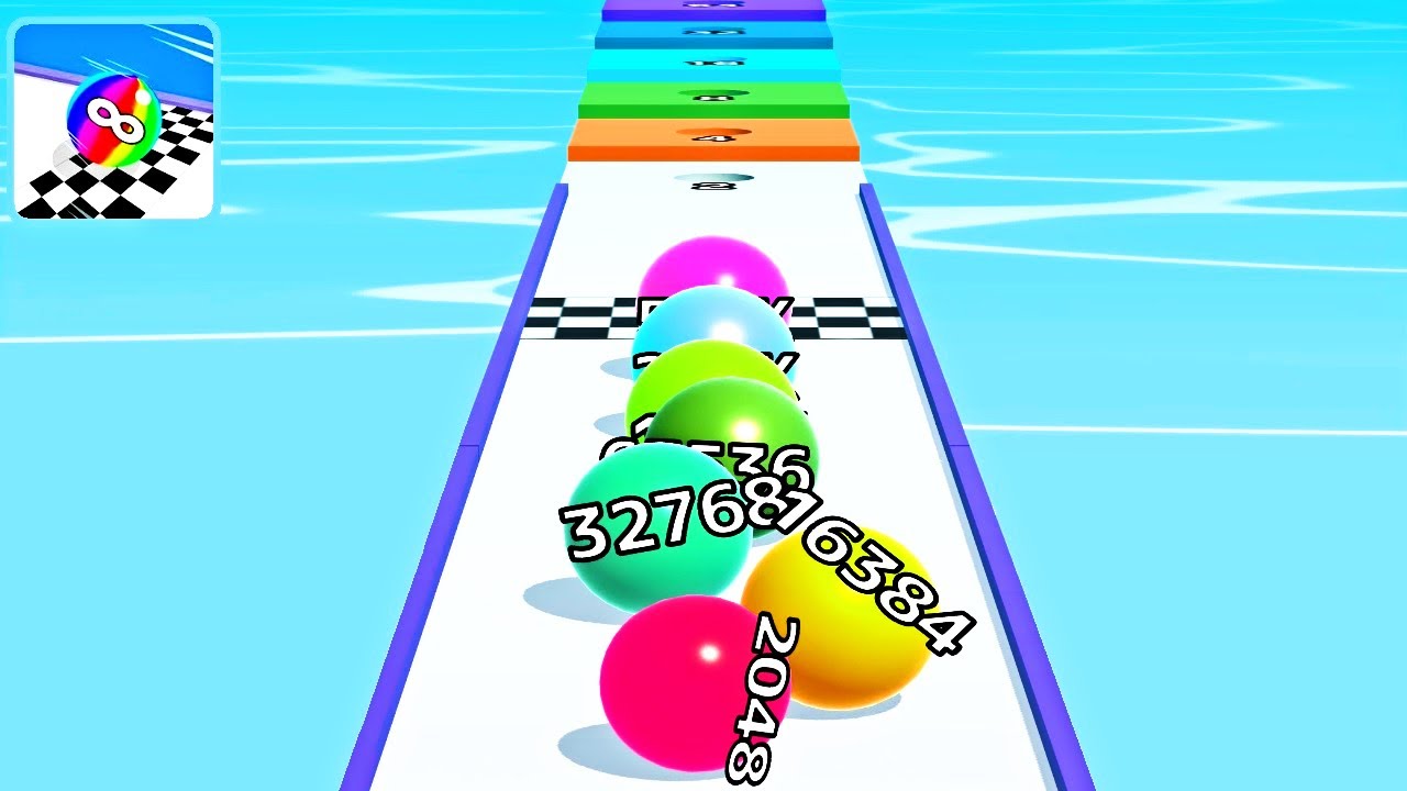 Ball Run Infinity Number ! All Levels Gameplay (1254-1259) android, ios ...
