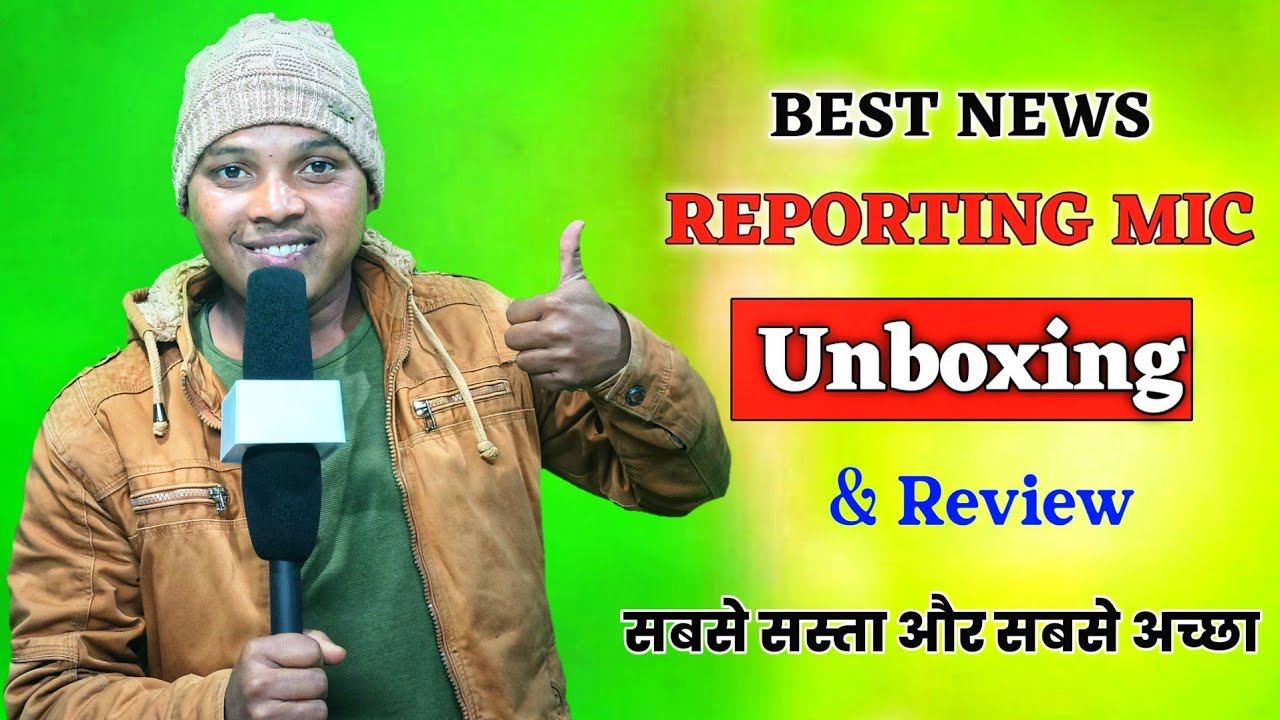 Best News Mic for News channel || V- Audio Pro || Unboxing & Review ...