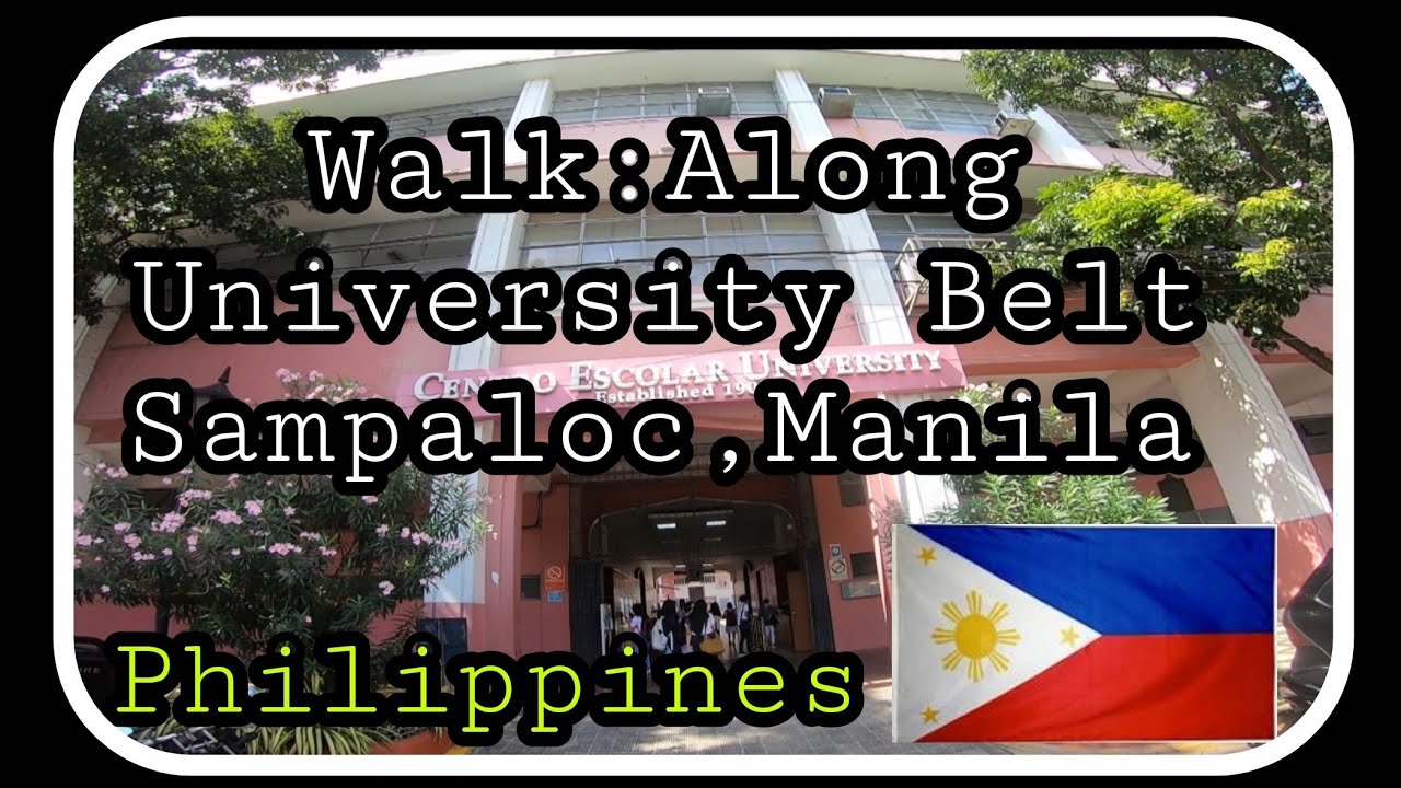 Walk:Along University belt,Sampaloc,Manila😍#asmr #chitochi - YouTube