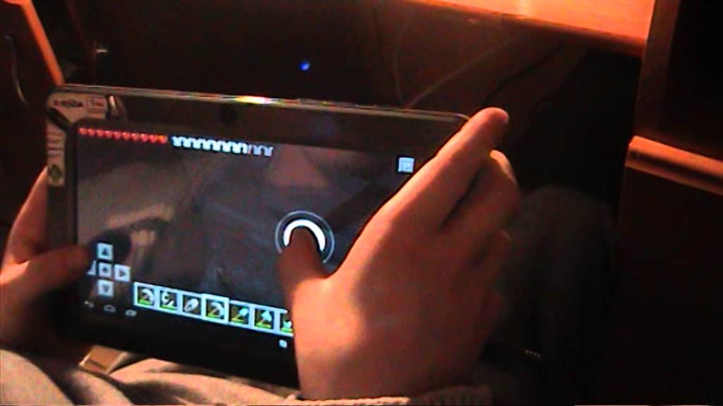 minecraft poket edition pe tableta - YouTube