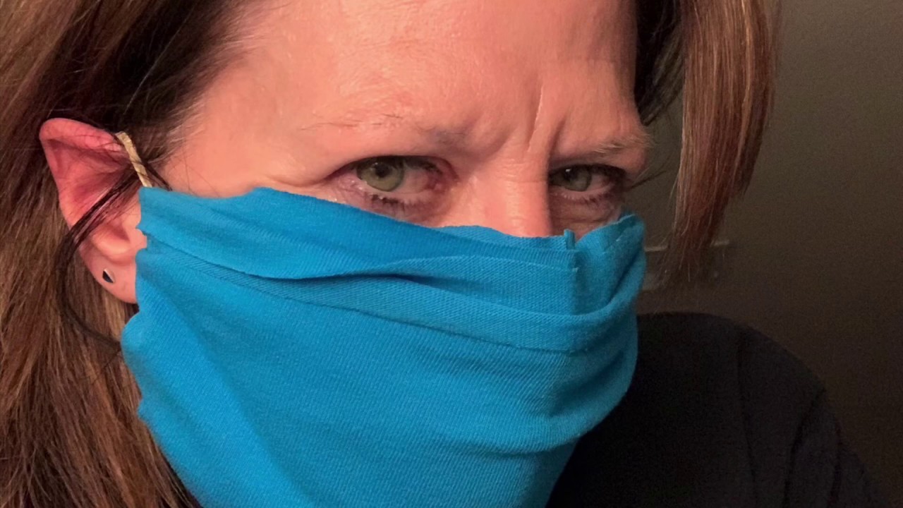 Fast & Easy Simple Personal Cloth Face Mask - YouTube