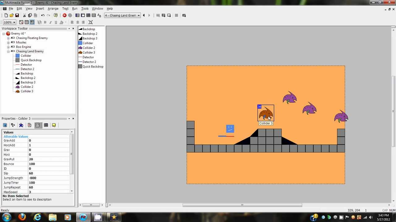 MMF2 Tutorial - Platform Chasing Enemies 3 - YouTube