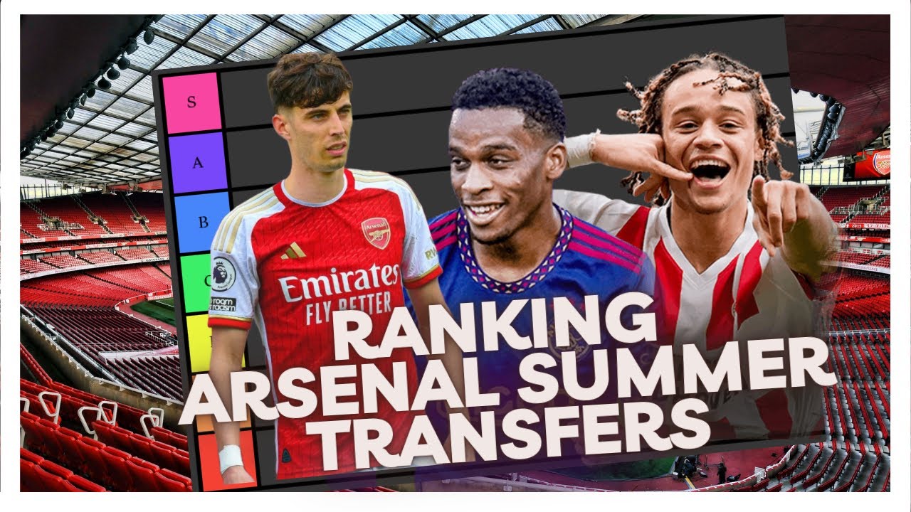RANKING ALL ARSENAL TRANSFERS THIS SUMMER | ARSENAL TRANSFER NEWS - YouTube