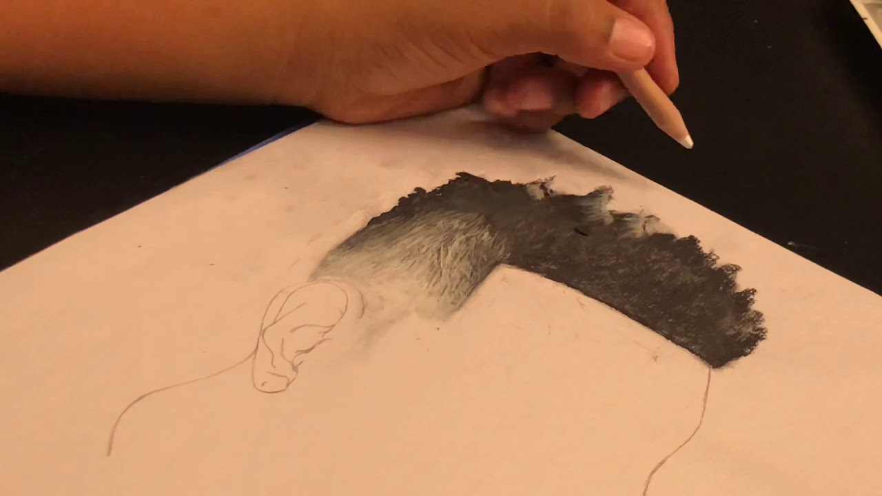 How to draw tutorial: High Top Fade (THE EASY WAY)💈 - YouTube