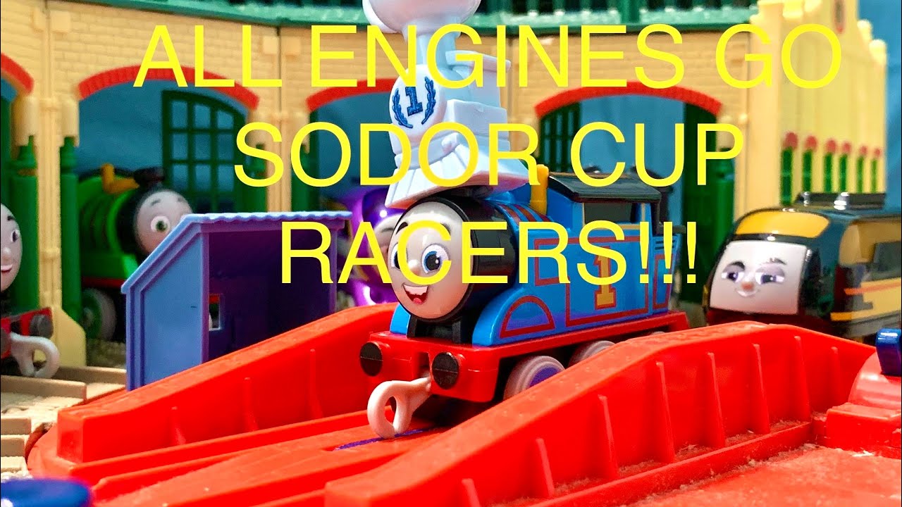 All Engines Go Sodor Cup Racers Push Along Review! - YouTube