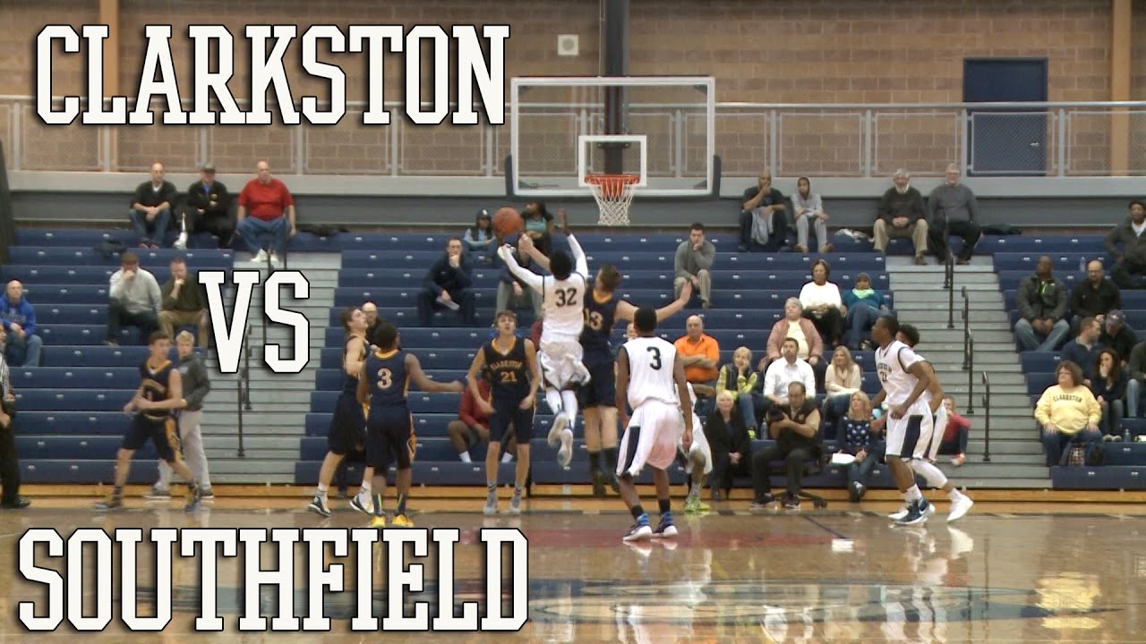 Basketball: Clarkston Wolves vs Southfield High Bluejays - YouTube