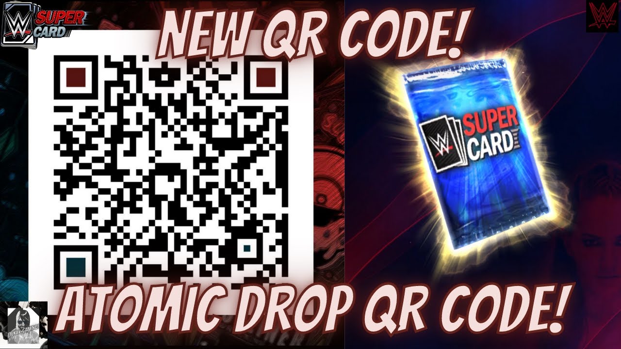 NEW QR CODE! ATOMIC DROP QR CODE! WWE Supercard S9 - YouTube