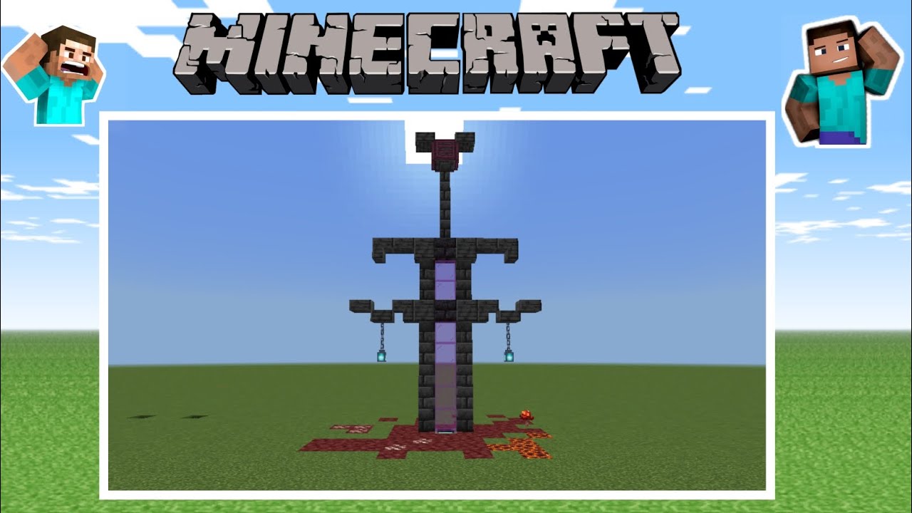 Nether Sword Beacon Design In Minecraft | 6Six9Nine | - YouTube