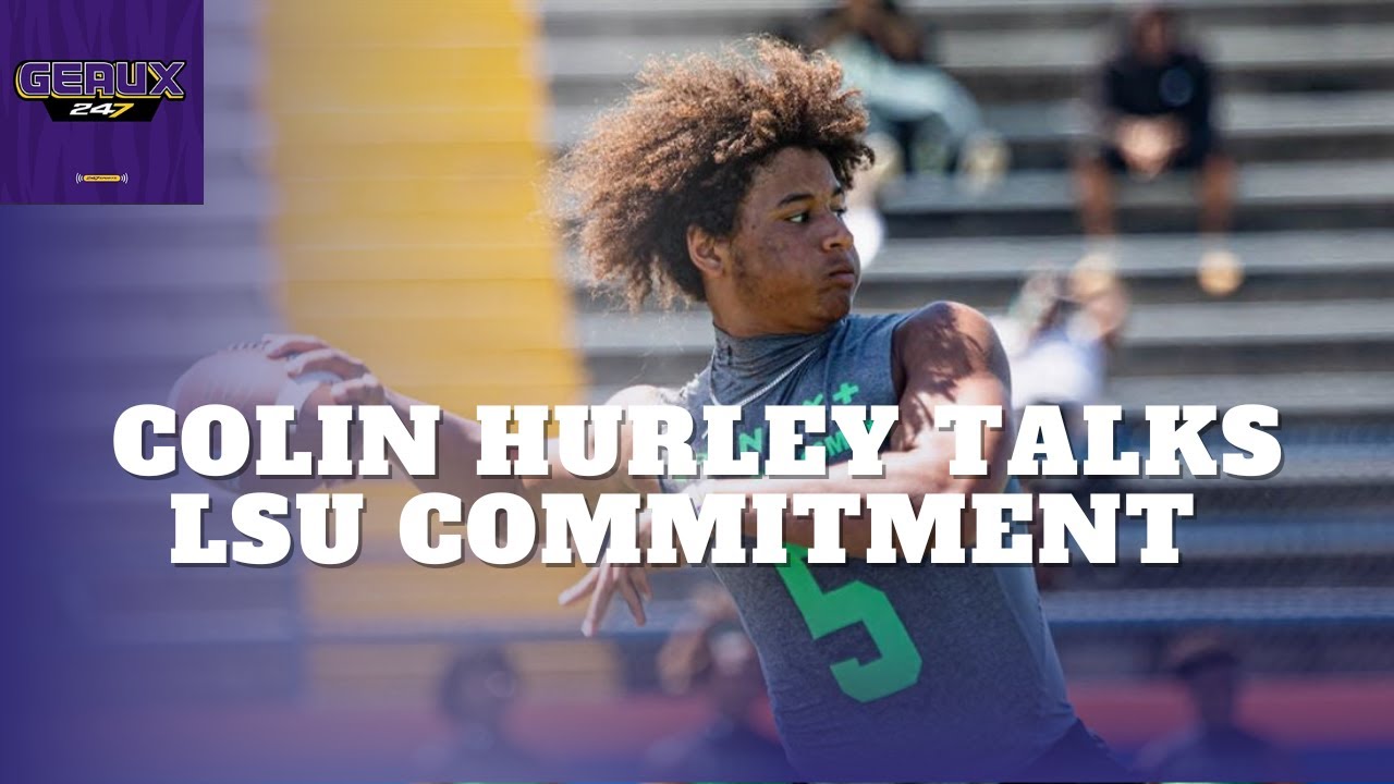 One-on-One Interview with LSU Quarterback Commit Colin Hurley - YouTube