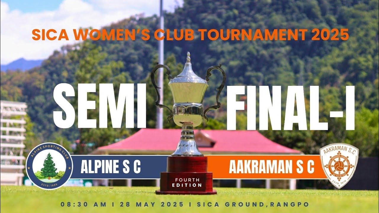 Alpine SC Vs Aakraman SC - Semi Final 1 - YouTube