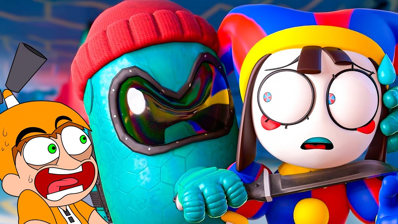 AMONG US VS POMNI Y LOS SKIBIDI TOILETS | Palmita REACCIONA a Among Us ...