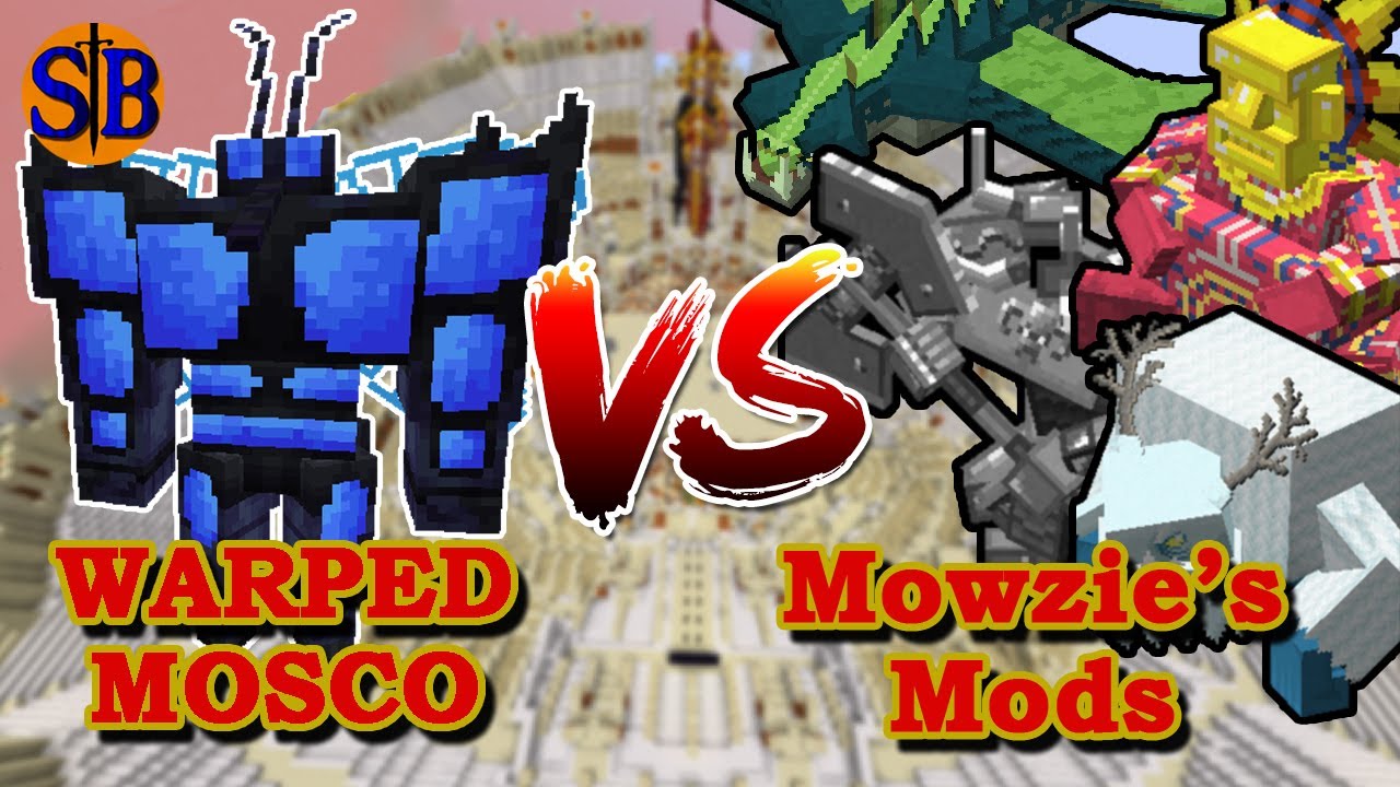 WARPED MOSCO (alex's mobs) vs Mowzie's MOBS | Minecraft Mobs Battle ...
