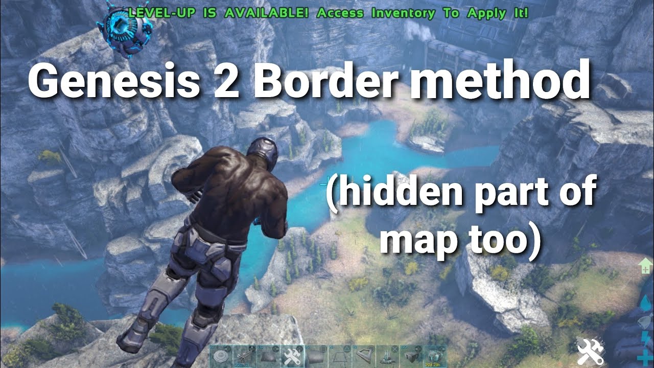New Genesis Border method, how to access Hidden Part Of Map Too | ark ...