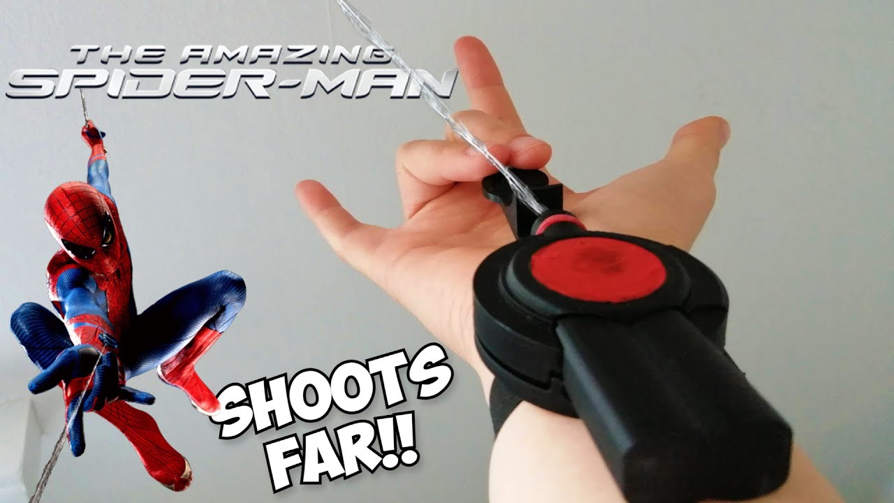 the amazing spiderman webshooter 3d print - YouTube