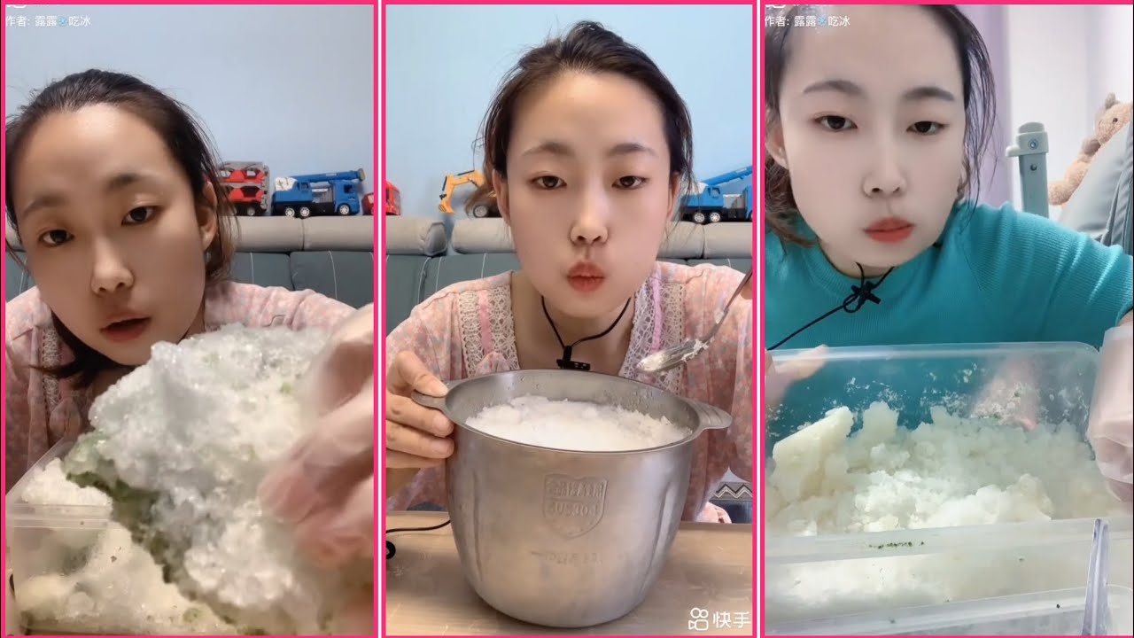 ️Asmr - Ice Eating Asmr - Freezer Frost Eating - White Ice Eating - Ice ...