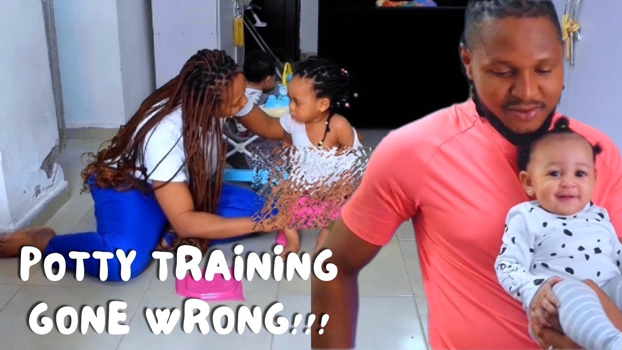 Potty training our toddler + making baby Elsey’s hair for the first ...