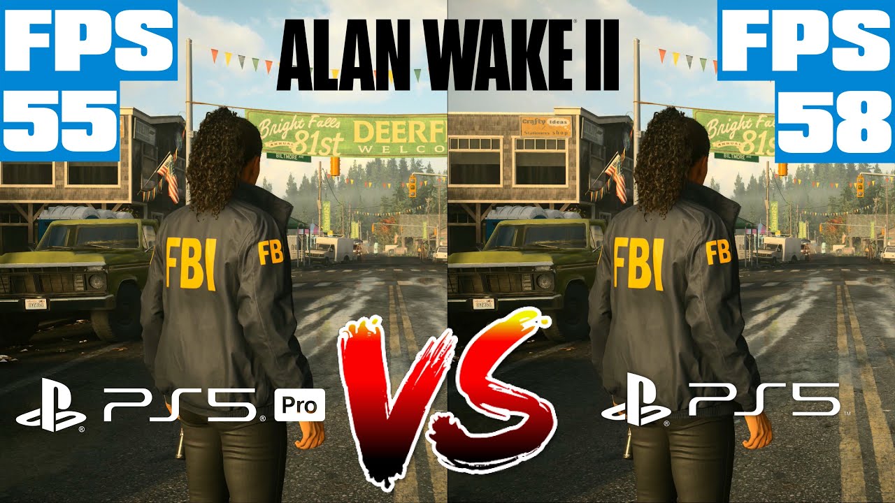 Alan Wake 2 - PS5 Pro vs PS5 - FPS Performance Test & Image Quality ...