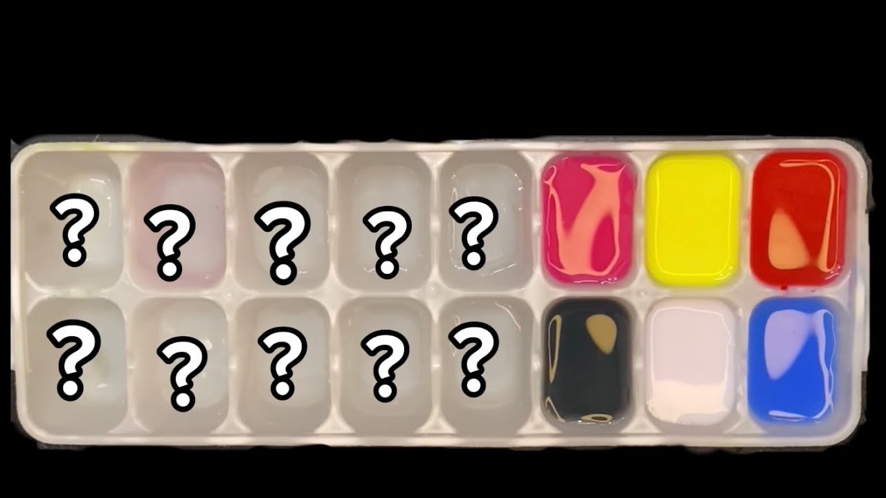 Color mixing with six basic colors | #asmr #trending #videos #mix #art ...